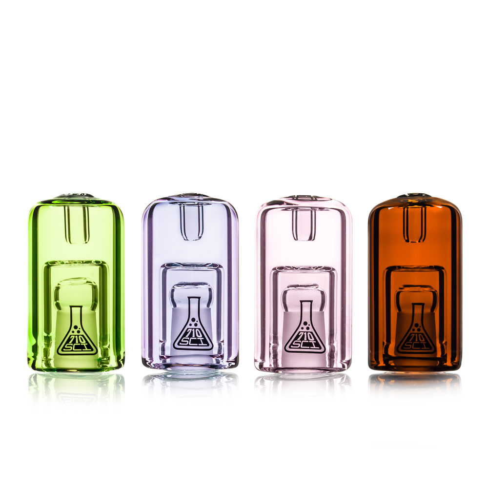 Huni Badger 710sciglass Colored Bullet water bubbler attachment