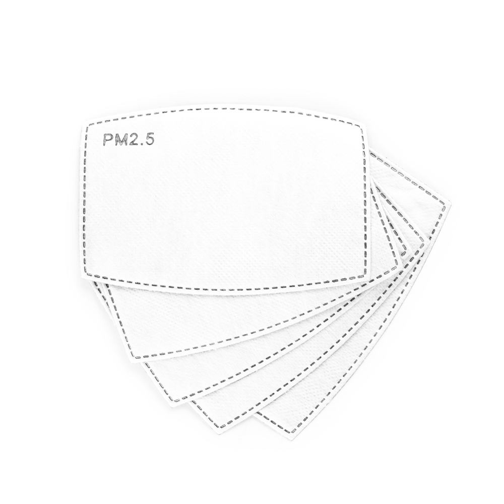 PM 2.5 Activated Carbon Filter Mask Inserts - Pack of 5